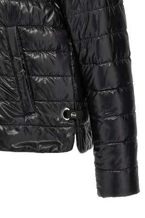 Herno Quilted Hooded Drawstring Puffer Jacket - Black