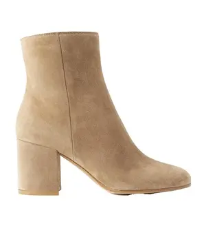 GIANVITO ROSSI Round-head Zip-up Ankle Boots