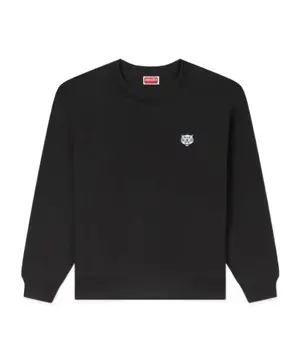 Kenzo Happy Tiger Embroidered Sweatshirt - Black
