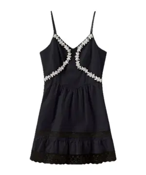Marissa Chiara Spaghetti Strap V-neck Dress