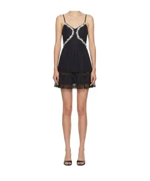 Marissa Chiara Spaghetti Strap V-neck Dress