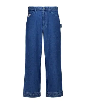 Bode Wide Leg Bottoms For Men