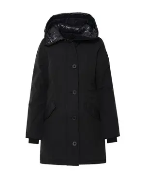 Canada Goose Hooded Logo-patch Coat
