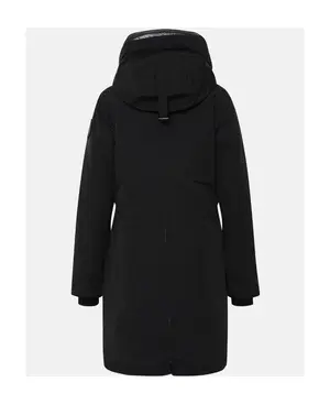 Canada Goose Hooded Logo-patch Coat