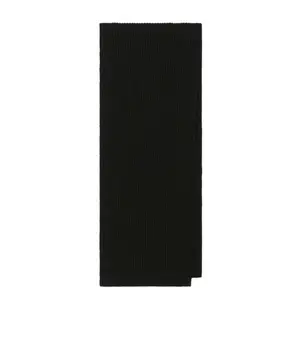 Dolce & Gabbana Logo-embroidered Cashmere Scarf