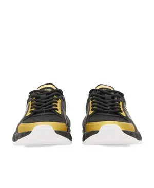 Versace Logo Printed Lace-up Sneakers