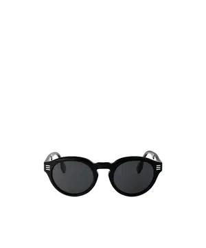 Burberry Round Frame Sunglasses - Black