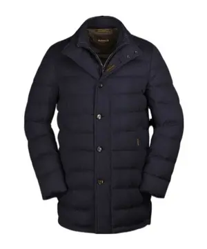 MOORER Calegari Quilted Coat - Blue