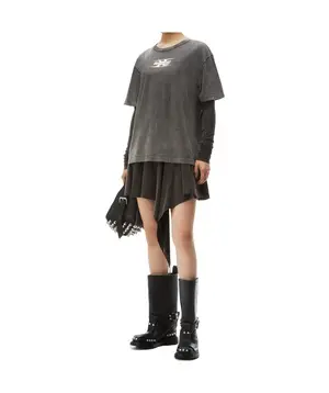 Alexander Wang Blade Logo T-shirt - Gradient Gray