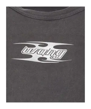 Alexander Wang Blade Logo T-shirt - Gradient Gray