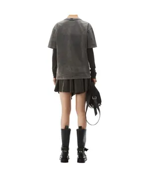 Alexander Wang Blade Logo T-shirt - Gradient Gray