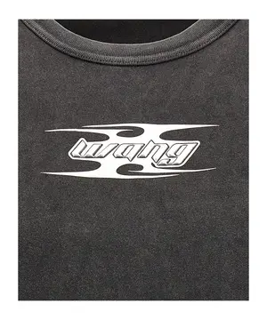 Alexander Wang Blade Logo T-shirt - Gradient Gray