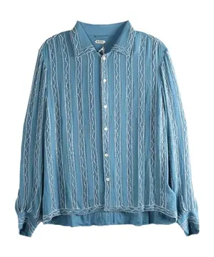 BODE Collared Long-sleeved Shirt