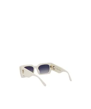 Linda Farrow Geometric Frame Sunglasses