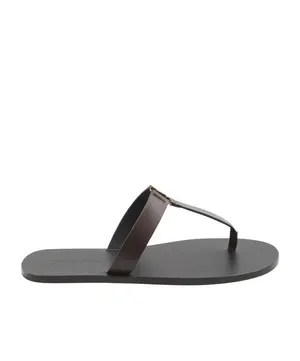 Saint Laurent Logo Slides Slipper
