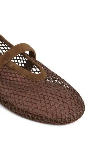 Alaïa Buckle Ballet Flats - Multicolor