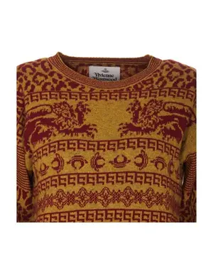 VIVIENNE WESTWOOD Patterned Crewneck Jumper