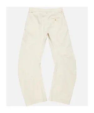 Acne Studios Barrel-leg Coated Cotton Twill Pants