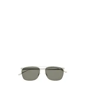 Saint Laurent Aviator Sunglasses - Silver/gray