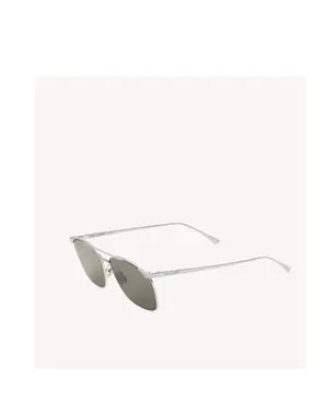 Saint Laurent Aviator Sunglasses - Silver/gray