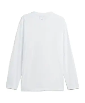 Y3 Pattern-printed Long-sleeved T-shirt - Core White