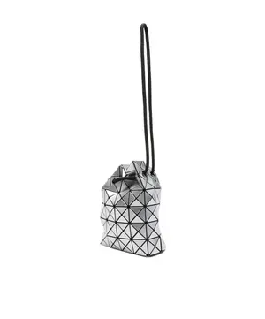 Issey Miyake Prism Drawstring Shoulder Bag - Gray