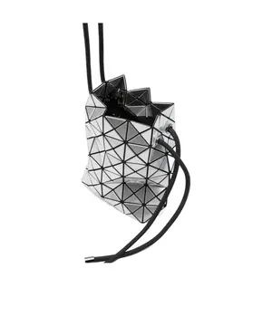 Issey Miyake Prism Drawstring Shoulder Bag - Gray