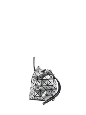 Issey Miyake Prism Drawstring Shoulder Bag - Gray