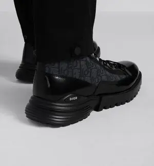 Dior Combat Ankle Boots With Logo Detailing