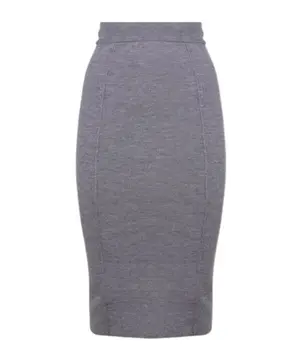 Pinko Logo Stitched Midi Skirt