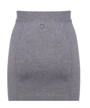 Pinko Logo Stitched Midi Skirt