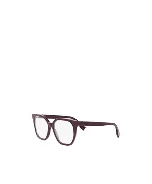 Fendi Square Frame Glasses - Brown
