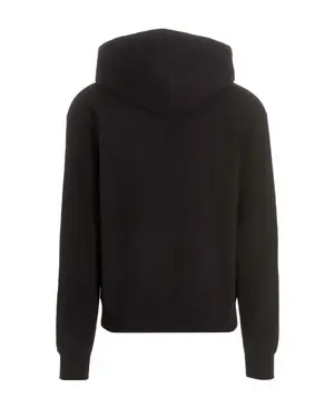 JIL SANDER Logo Patch Long-sleeve Hoodie - Black