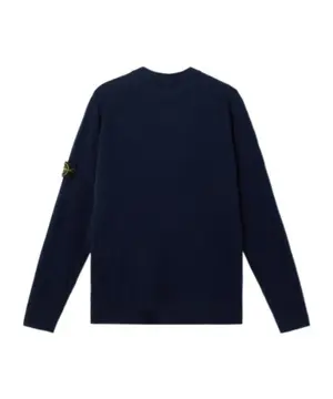 Stone Island Compass Badge Crewneck Jumper - Navy