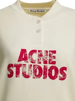 Acne Studios Fleece Logo Sweatshirt - No