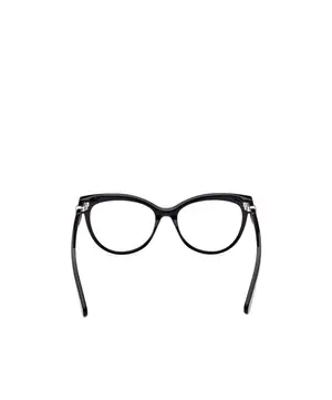 Moncler Cat Eye Eyeglasses - Black
