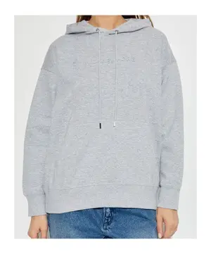 Michael Kors Logo Embossed Hoodie