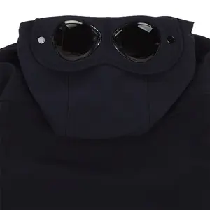 C.P. COMPANY Long Sleeve Zip Jacket With Goggles - Black