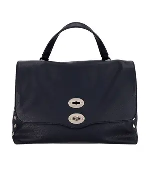ZANELLATO Postina Daily Twist-lock Medium Tote Bag - Black