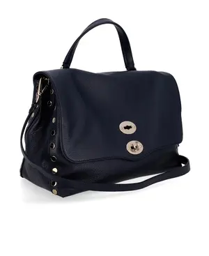 ZANELLATO Postina Daily Twist-lock Medium Tote Bag - Black