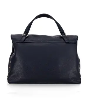 ZANELLATO Postina Daily Twist-lock Medium Tote Bag - Black