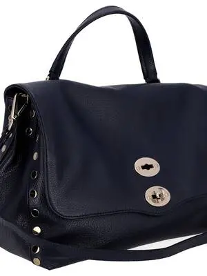 ZANELLATO Postina Daily Twist-lock Medium Tote Bag - Black