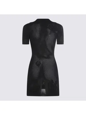 Amiri Lurex Knit Mini Dress