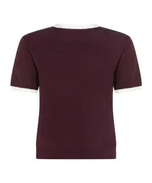 Tory Burch Short Sleeve Crewneck T-shirt