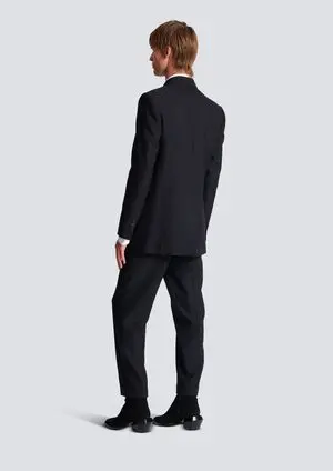 Balmain Double Breasted Tailored Jacket - Black