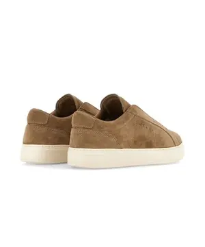 Hogan Suede Slip-on Sneakers With Platform Sole - Brown