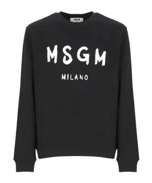 MSGM Logo-printed Crewneck Sweatshirt