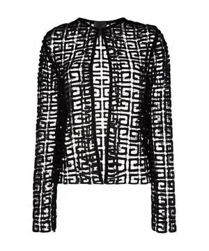 Givenchy 4g Guipure Cardigan Jacket