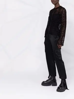 Givenchy 4g Guipure Cardigan Jacket