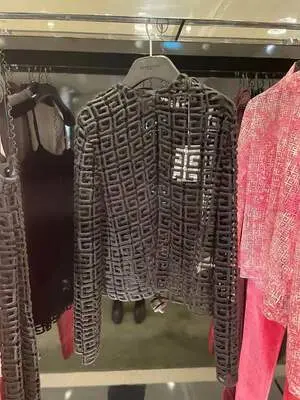 Givenchy 4g Guipure Cardigan Jacket